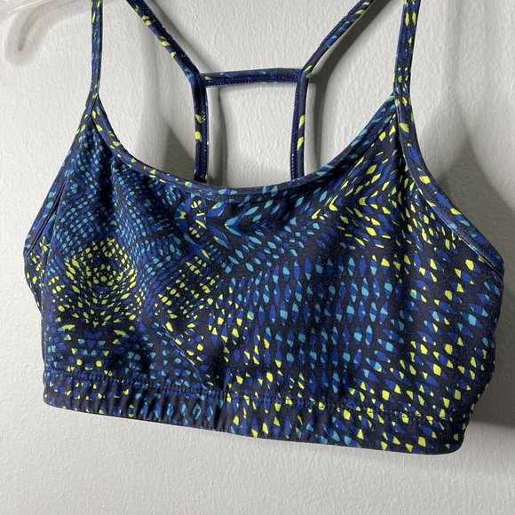 Fabletics | Intimates & Sleepwear | Fabletics Small Ayni Blue Yellow ...